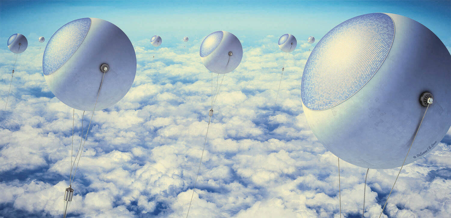 Ballon capteur : l’énergie au-delà des nuages